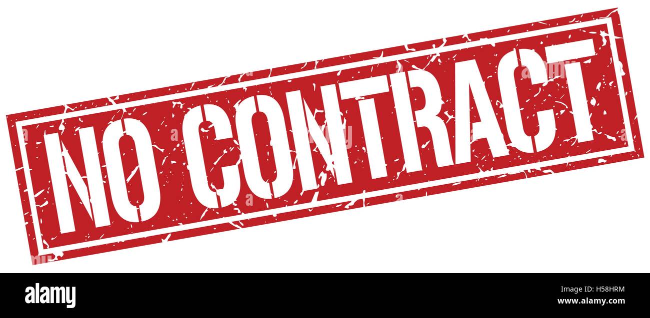 No contract stamp square hi-res stock photography and images - Alamy