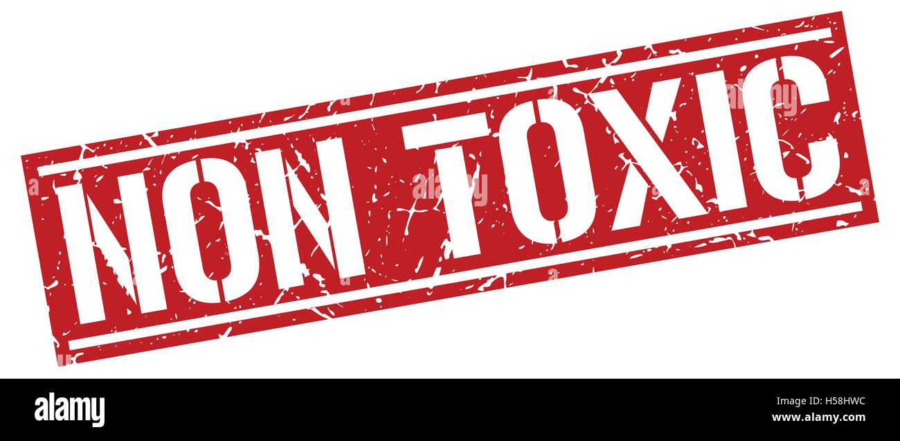 non toxic square grunge stamp Stock Vector Image & Art - Alamy