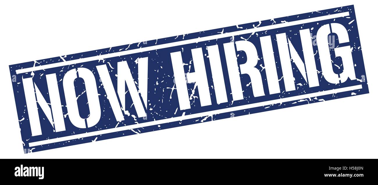 Now hiring square grunge Stock Vector Images - Alamy