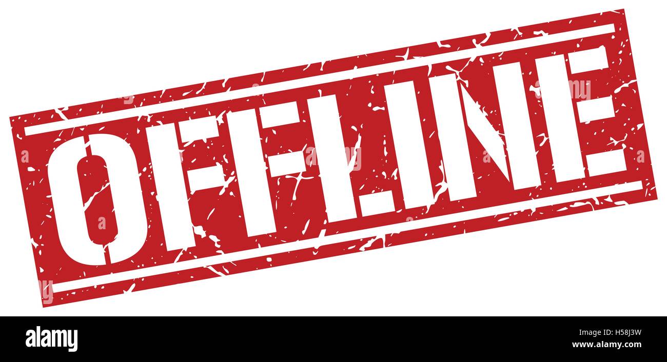 offline square grunge stamp Stock Vector Image & Art - Alamy