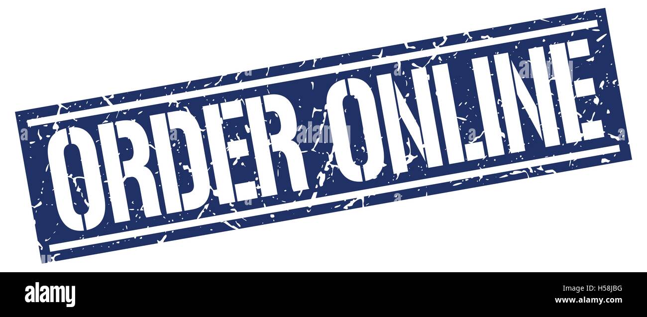 Order online square stamp hi-res stock photography and images - Alamy