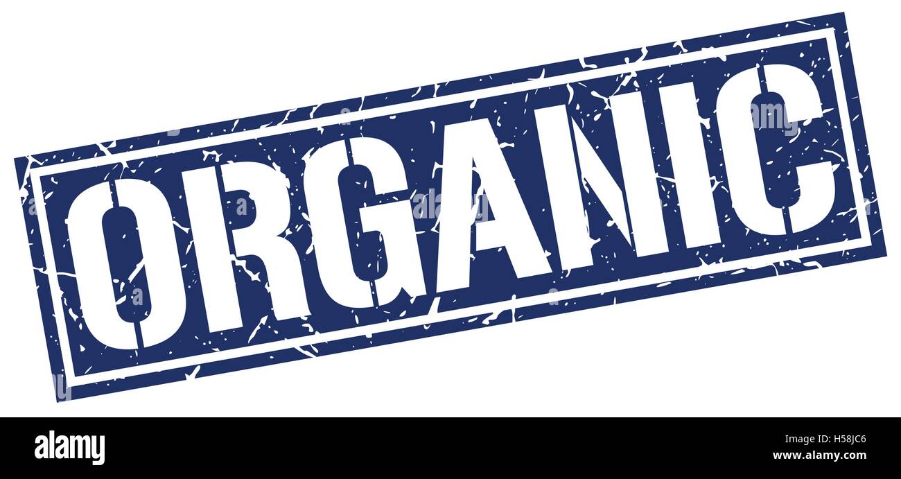 organic square grunge stamp Stock Vector Image & Art - Alamy