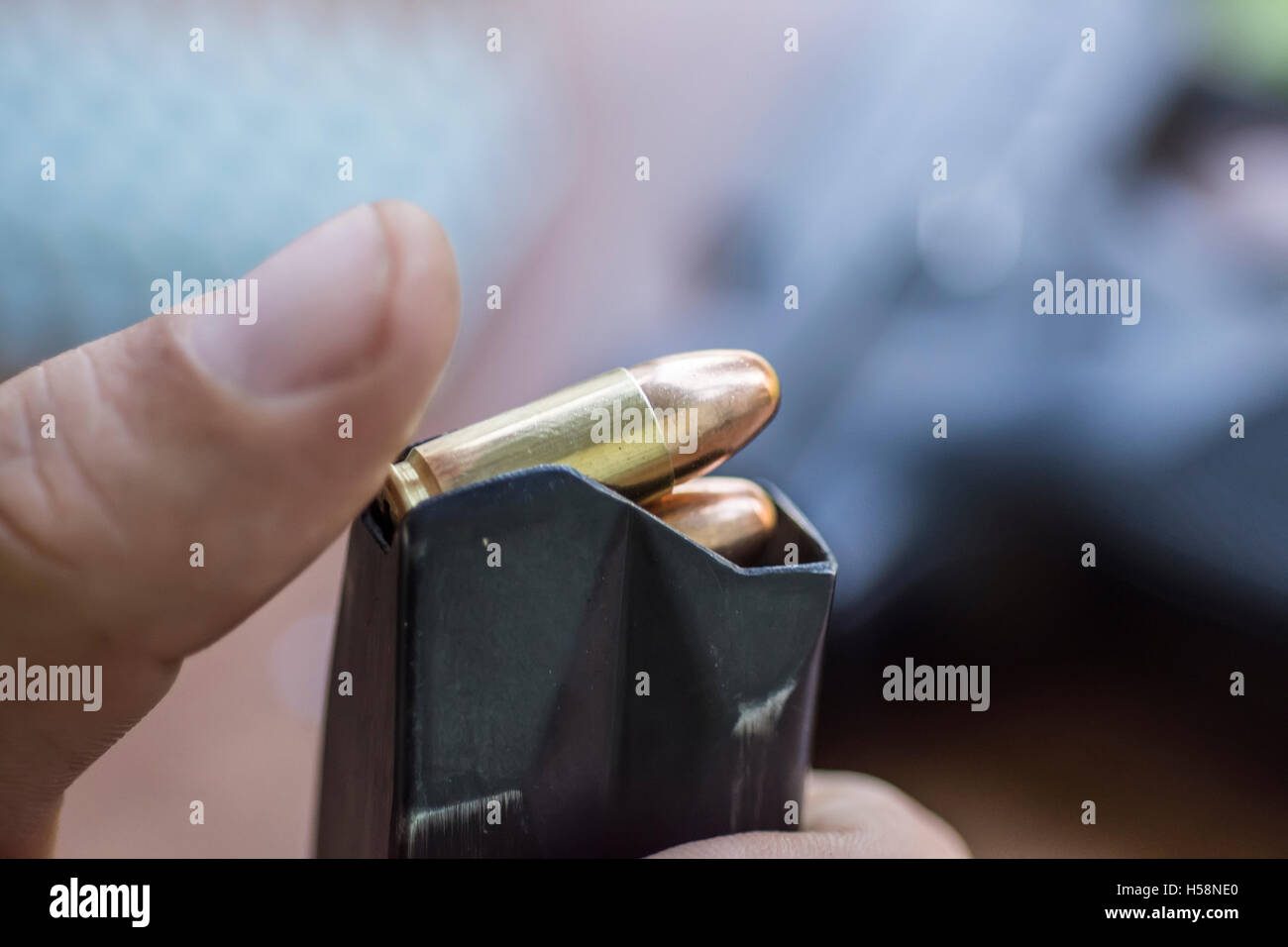 Loading magazine hi-res stock photography and images - Alamy