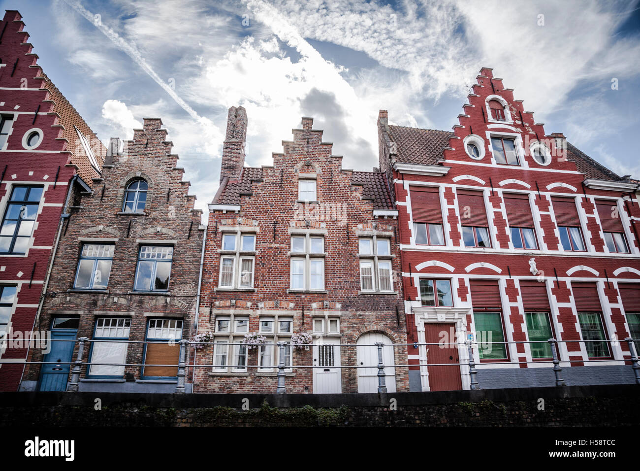 Row traditional style houses in hi-res stock photography and images - Alamy