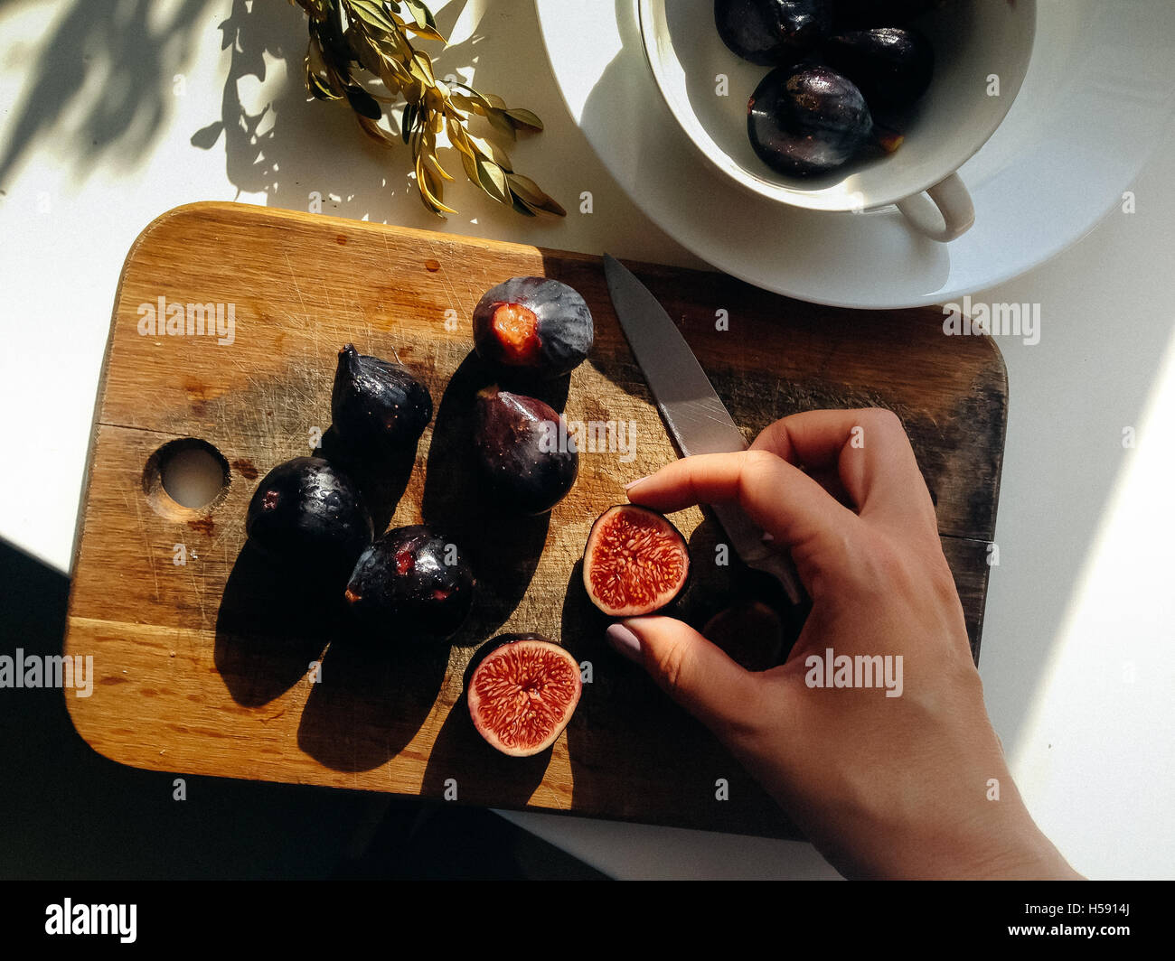 Red fruit fig tree hi-res stock photography and images - Alamy