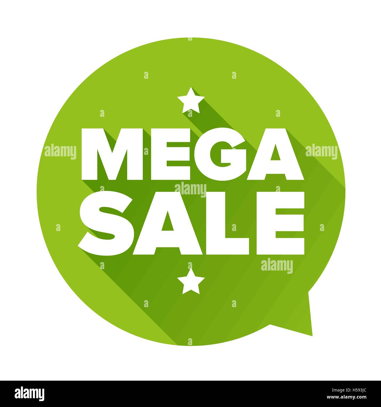 Mega Sale sticker vector Stock Vector Image & Art - Alamy