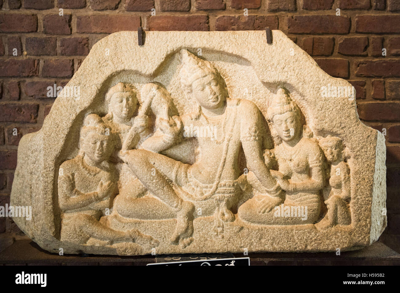 Sculpture of the King's family at Isurumunjya temple, Isurumuni Maha ...