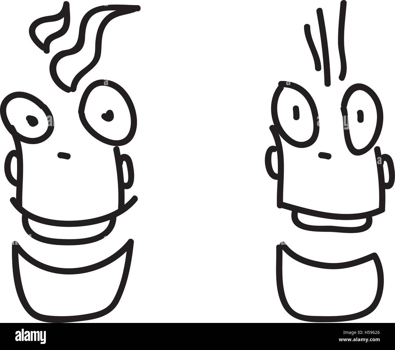 Looking forward Stock Vector Images - Alamy