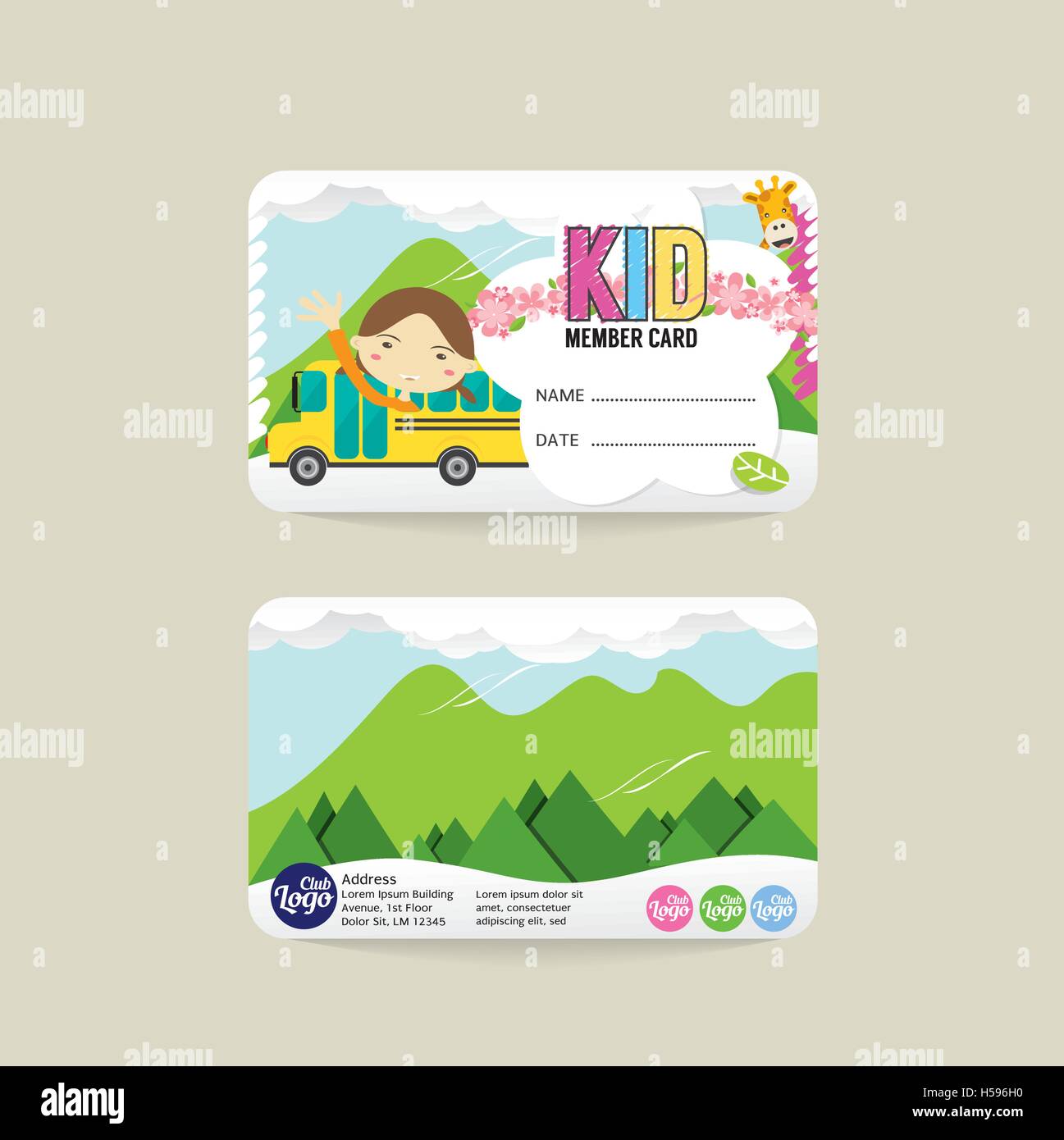 Membership car Stock Vector Images - Alamy