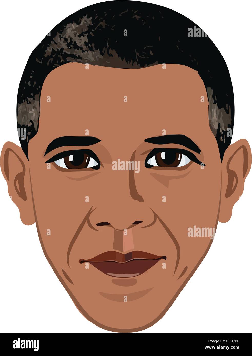 Barack obama portrait painting hi-res stock photography and images - Alamy