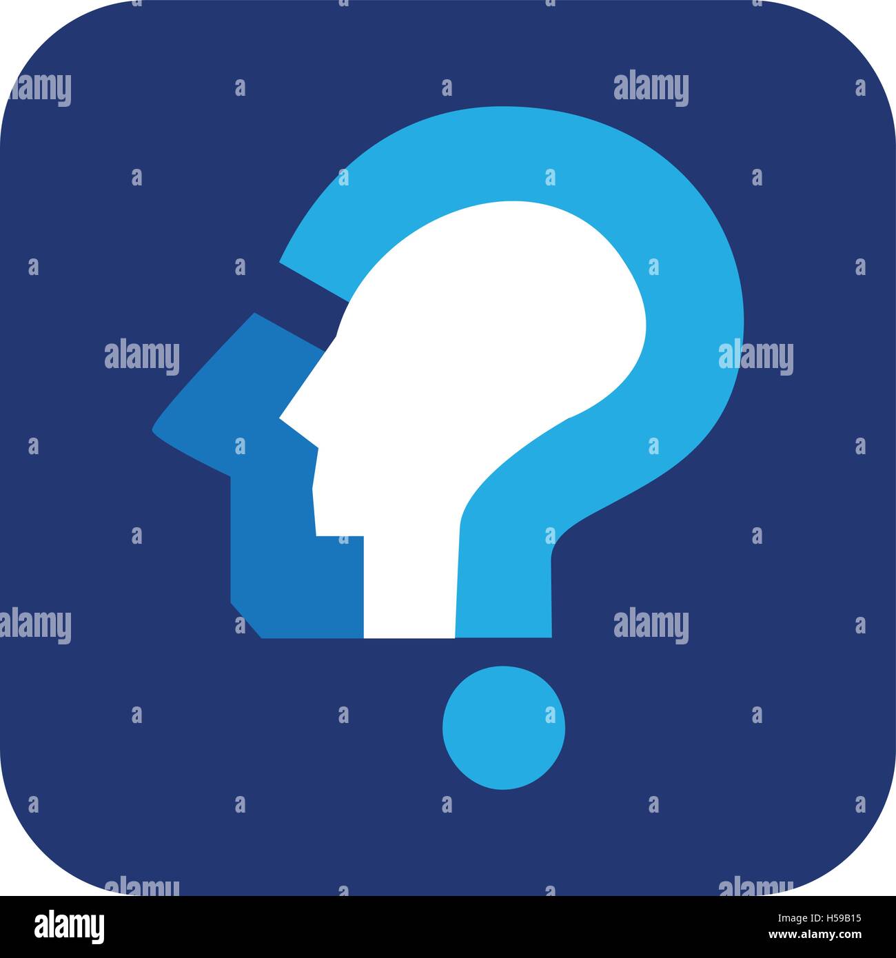 Question Mark Icon Concept Design Stock Vector Image & Art - Alamy