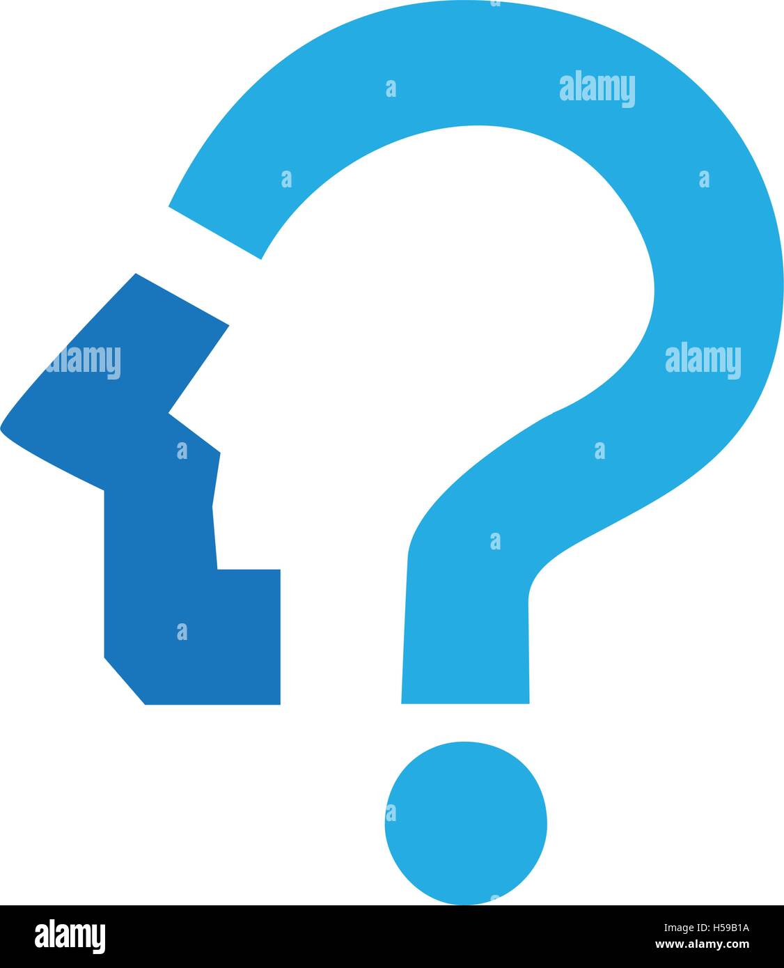 Question Mark Icon Concept Design Stock Vector Image & Art - Alamy