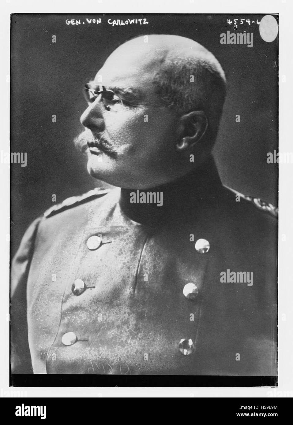 Portrait of General von Carlo, a historical military figure from early ...