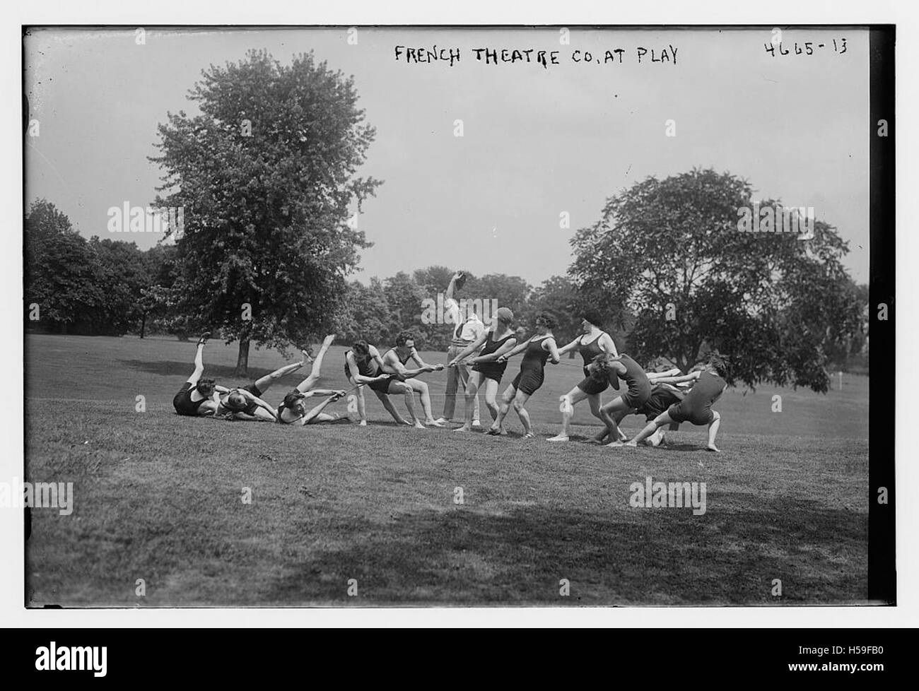 A performance by a French theatre company, likely showcasing a ...