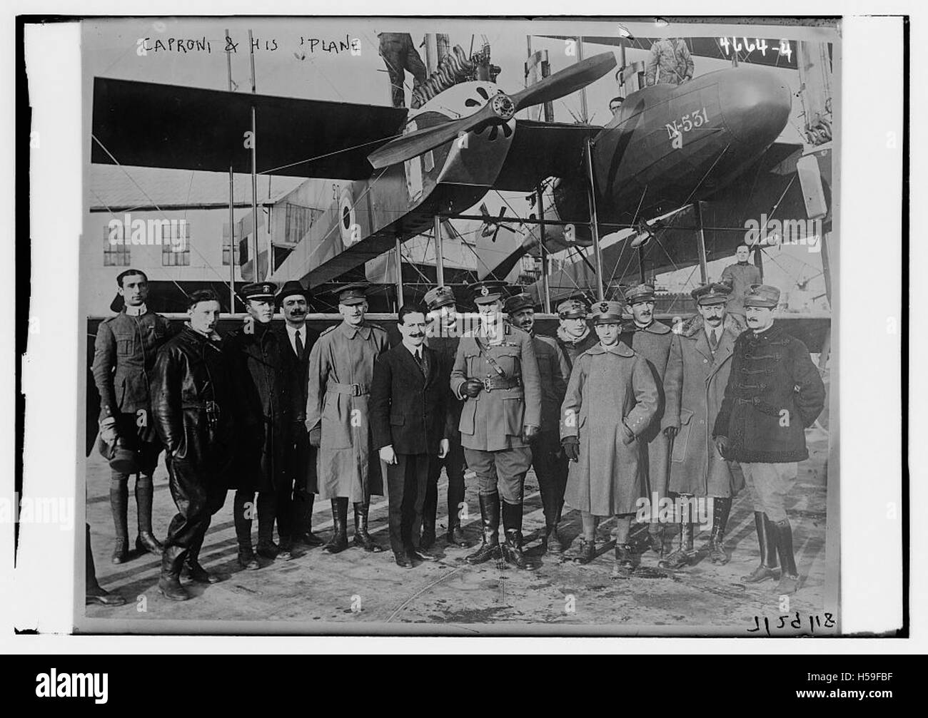 Caproni likely refers to Giovanni Caproni, an Italian aviation pioneer ...