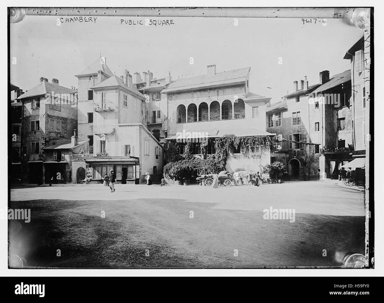 Chambery Public Square is a central location in the town of Chambery ...