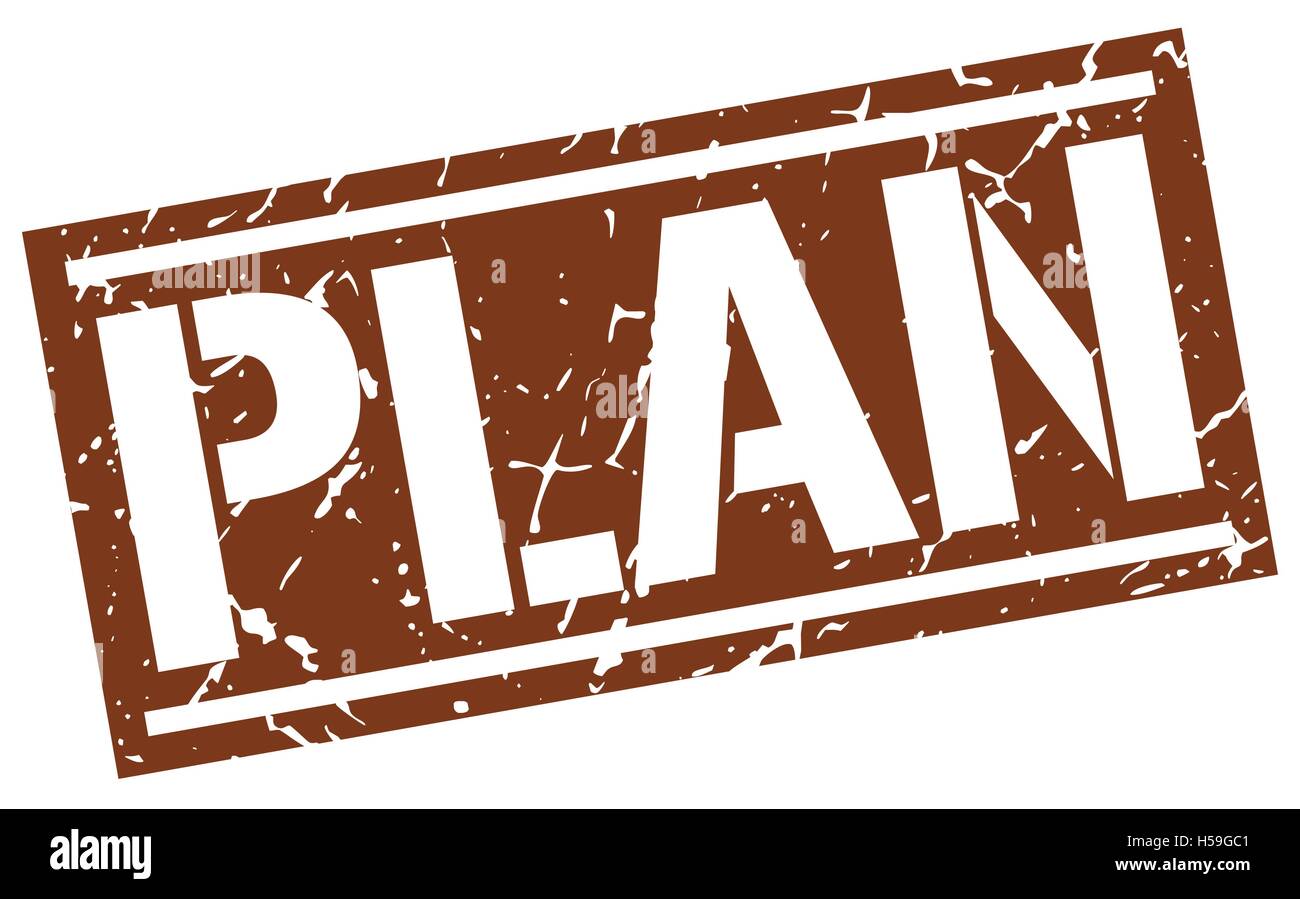 Plan square stamp grunge Stock Vector Images - Alamy