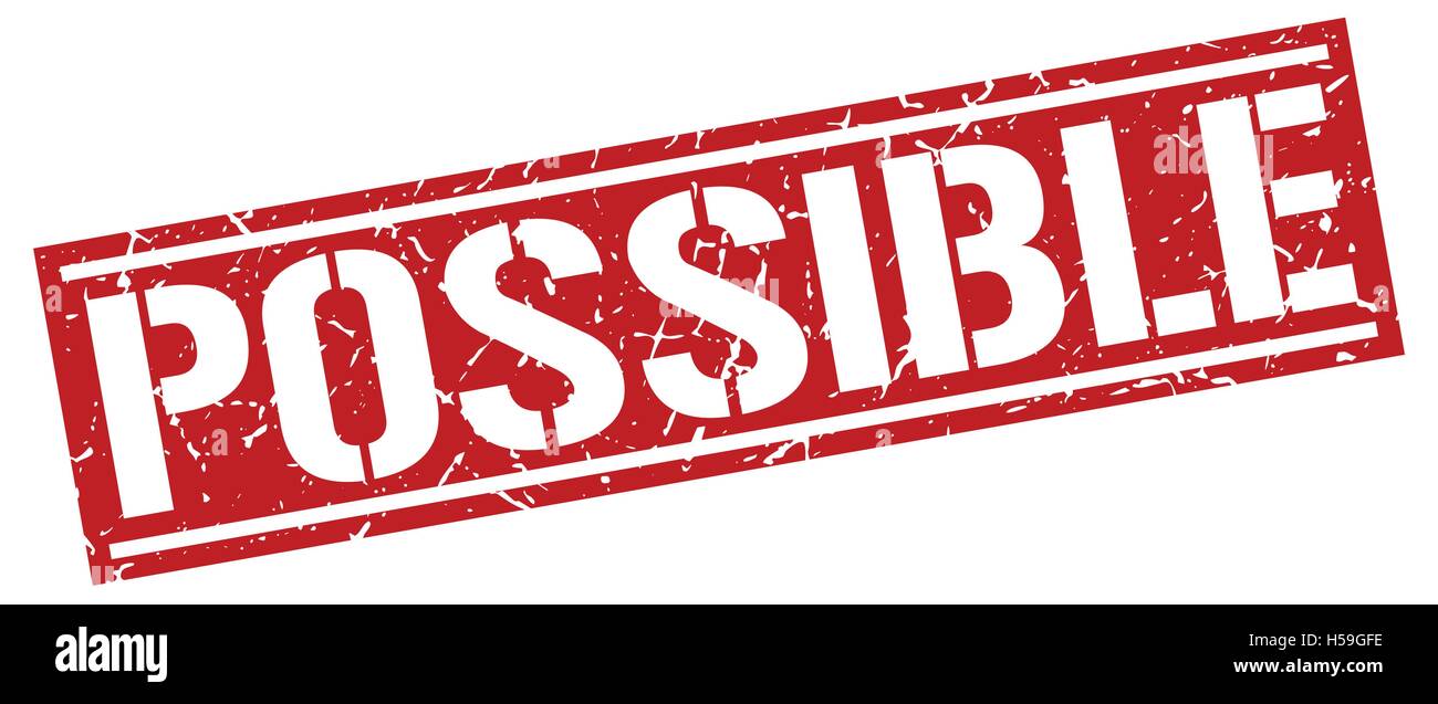 possible square grunge stamp Stock Vector Image & Art - Alamy