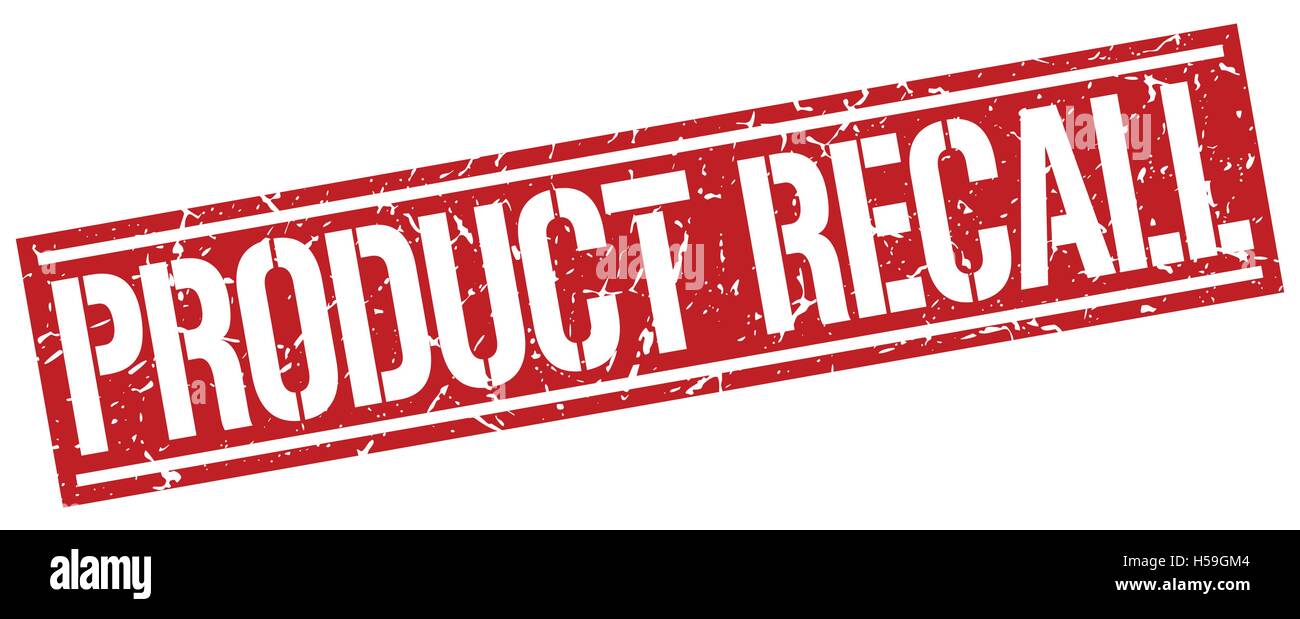 product recall square grunge stamp Stock Vector Image & Art - Alamy