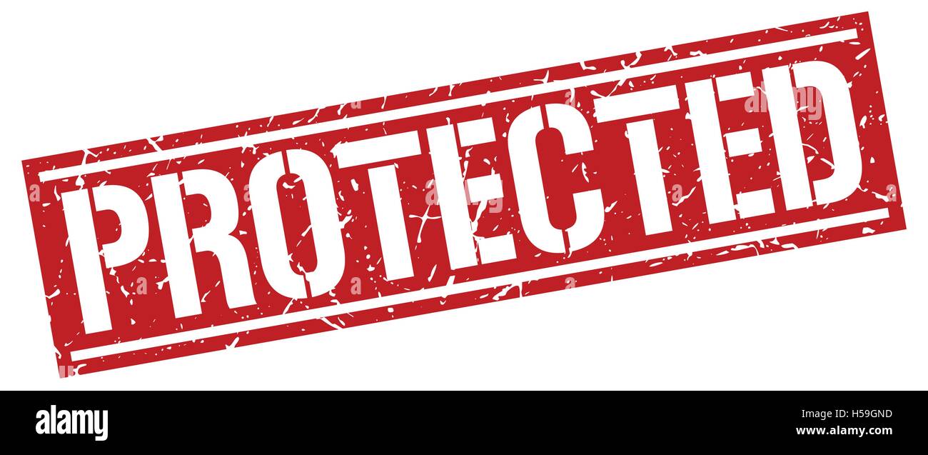 protected square grunge stamp Stock Vector Image & Art - Alamy