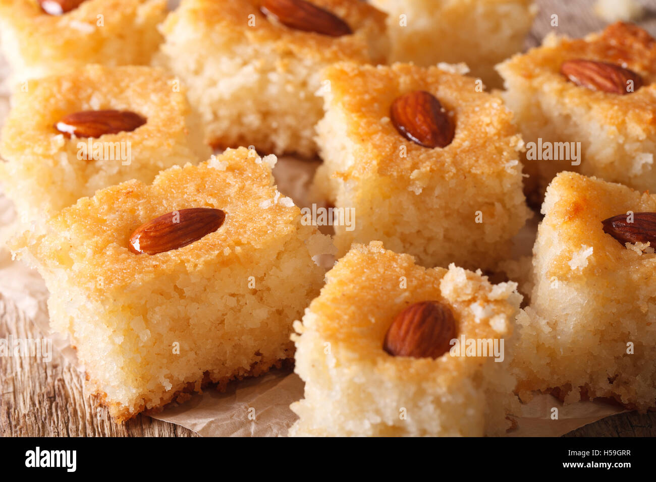Basbousa hi-res stock photography and images - Alamy
