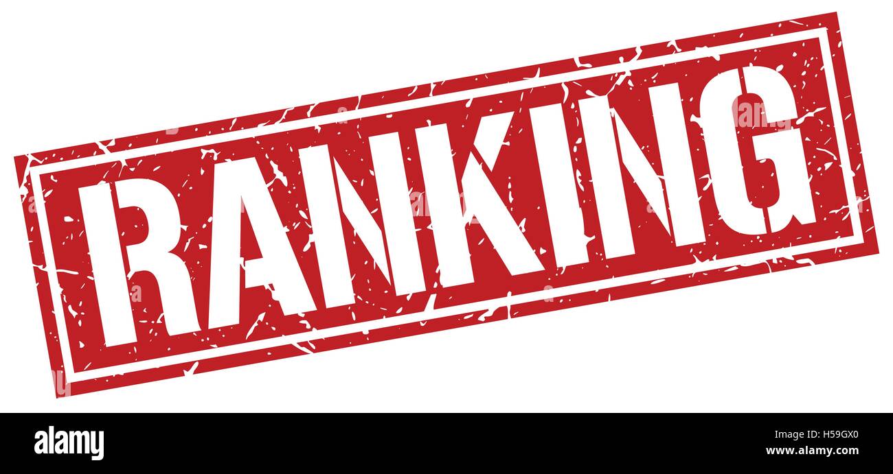 ranking stamp. ranking square grunge sign. ranking Stock Vector Image & Art - Alamy
