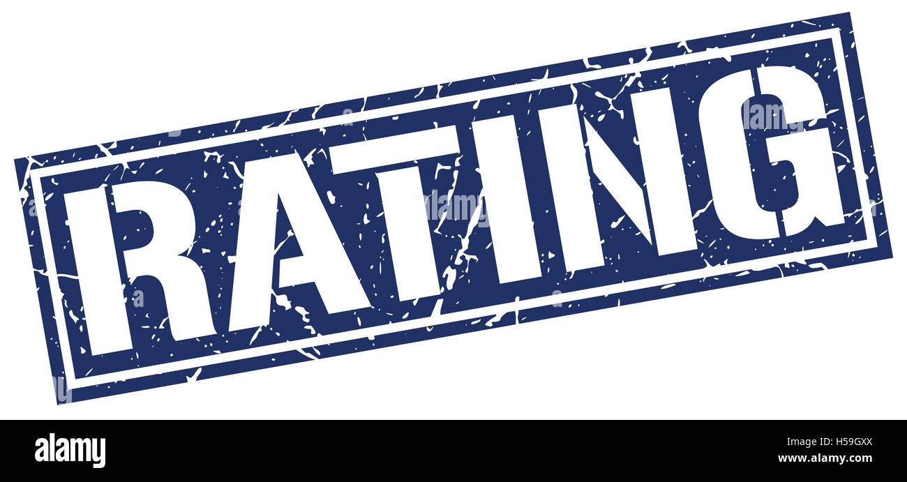 rating square grunge stamp Stock Vector Image & Art - Alamy