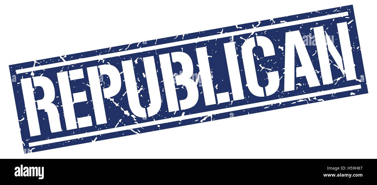 republican stamp. republican square grunge sign. republican Stock ...