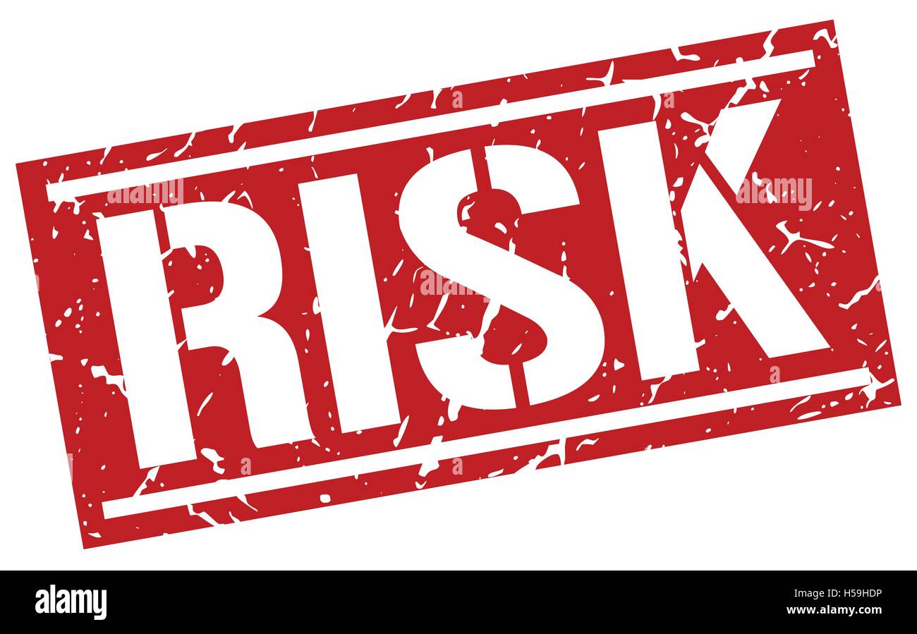 risk square grunge stamp Stock Vector Image & Art - Alamy
