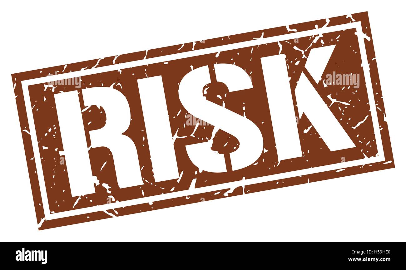 risk square grunge stamp Stock Vector Image & Art - Alamy
