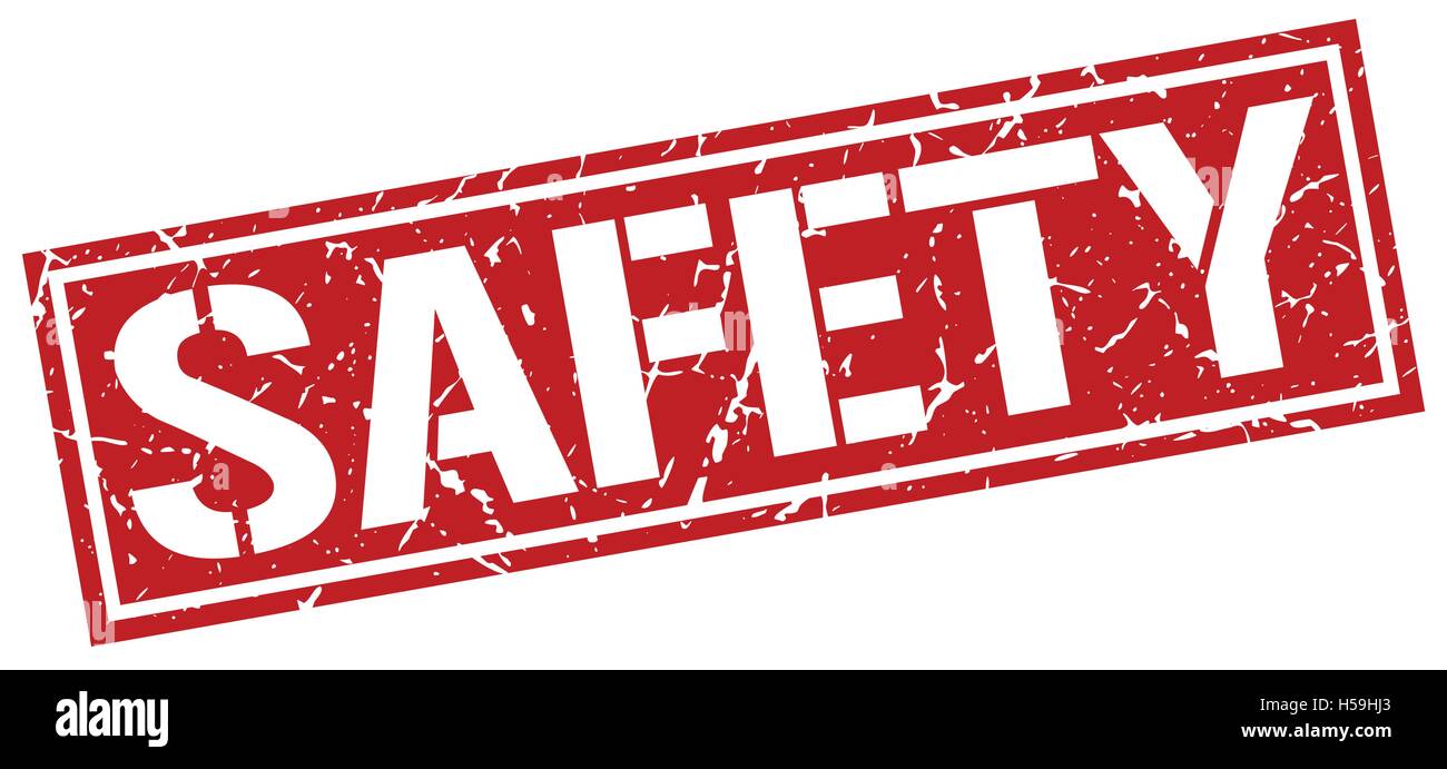 safety square grunge stamp Stock Vector Image & Art - Alamy