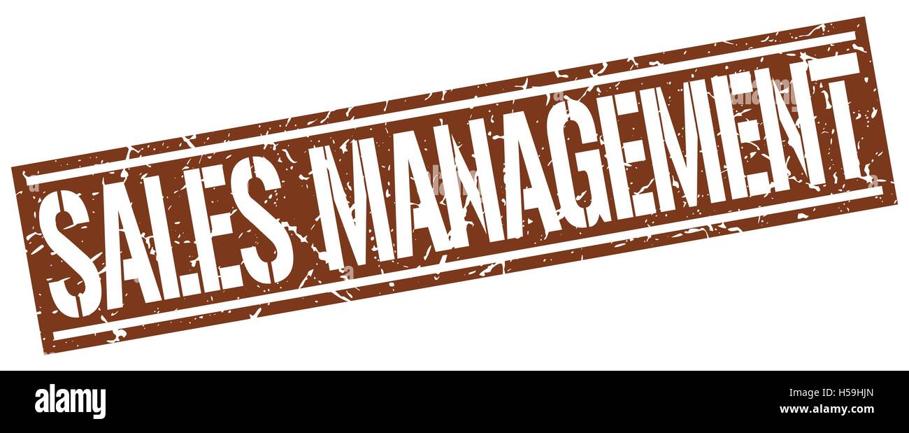 sales management square grunge stamp Stock Vector Image & Art - Alamy