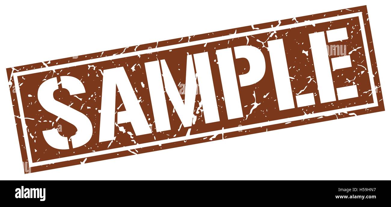sample square grunge stamp Stock Vector Image & Art - Alamy