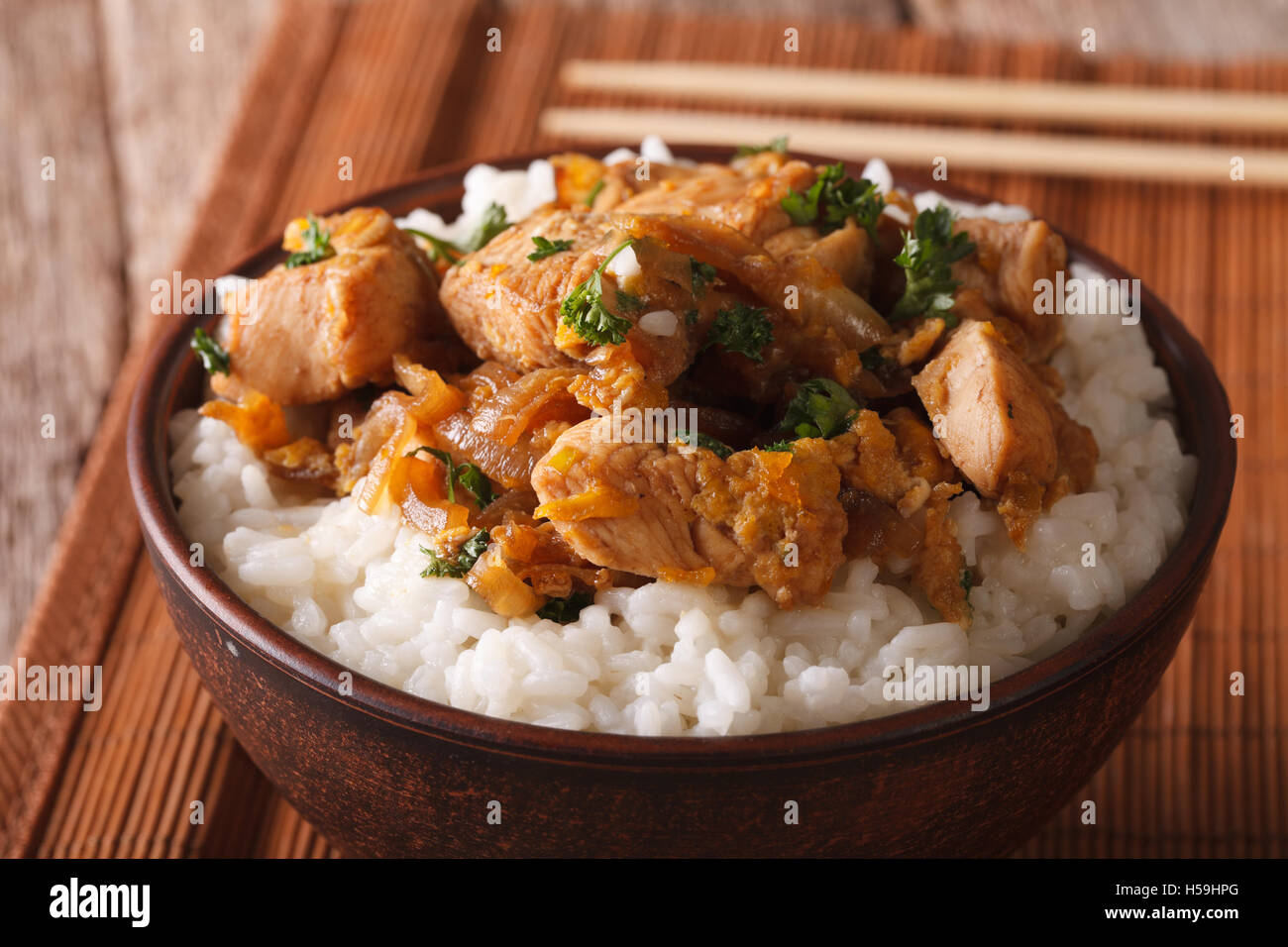 Food bowl delicious rice hi-res stock photography and images - Alamy