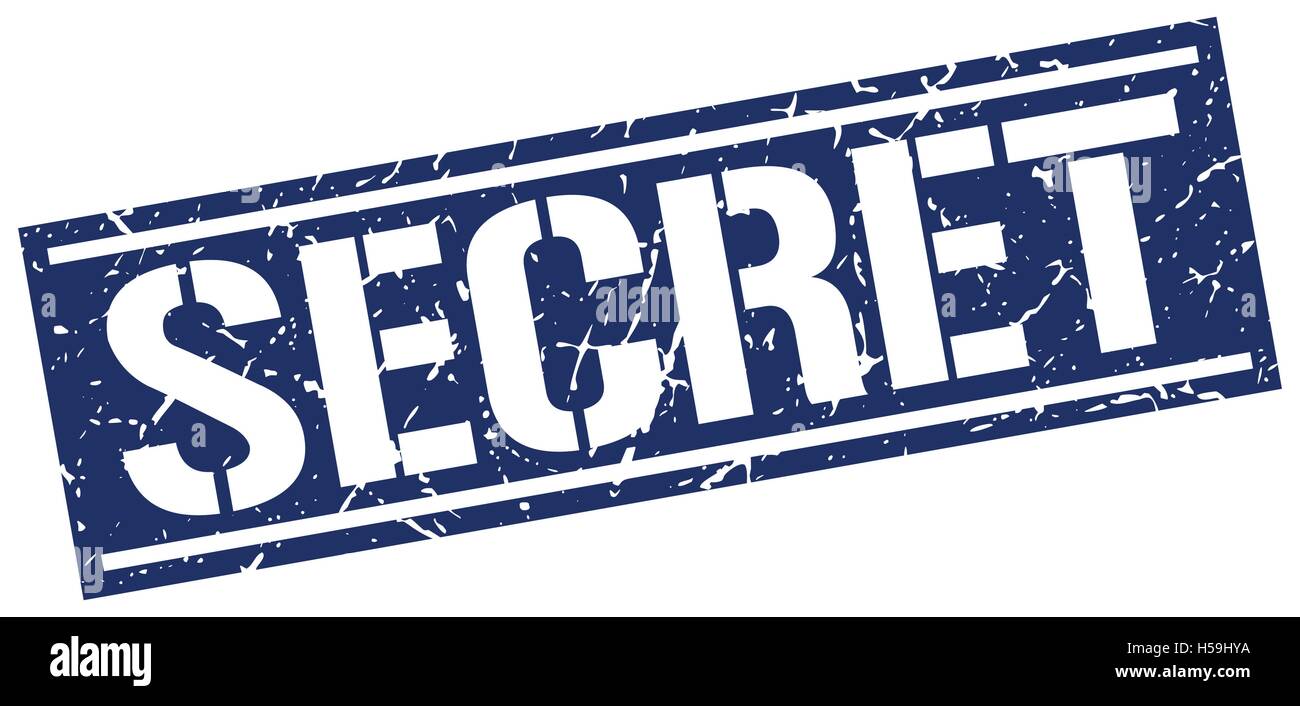 secret square grunge stamp Stock Vector Image & Art - Alamy