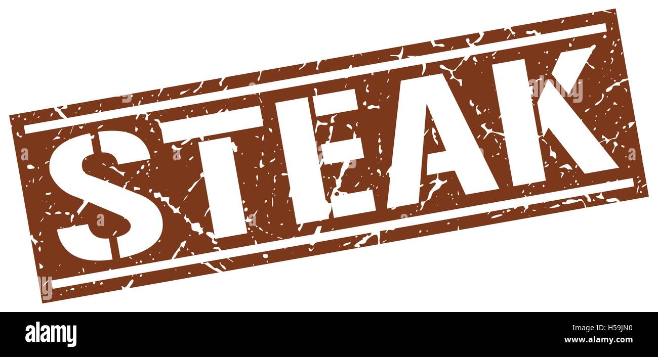 steak stamp. steak square grunge sign. steak Stock Vector Image & Art ...