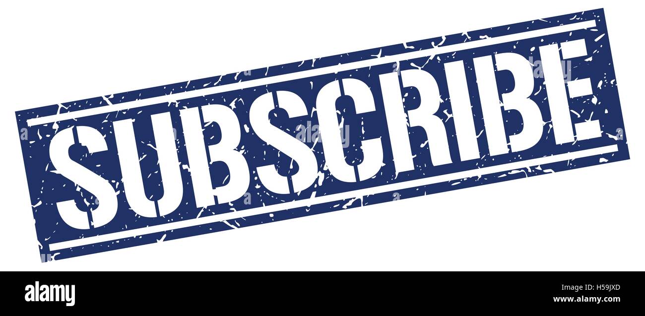 subscribe square grunge stamp Stock Vector Image & Art - Alamy