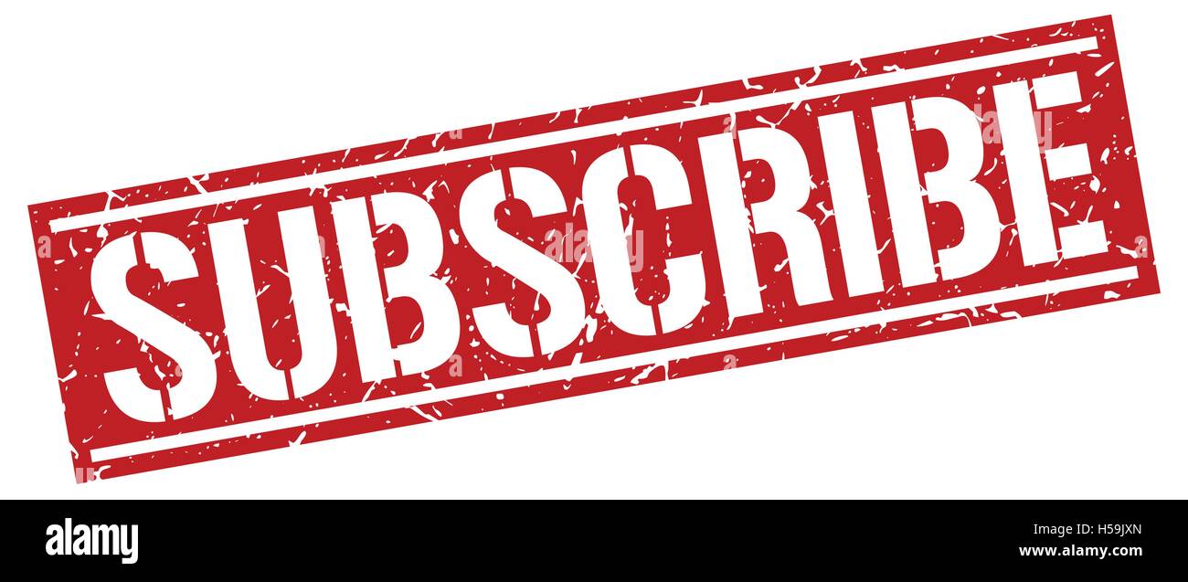 subscribe square grunge stamp Stock Vector Image & Art - Alamy