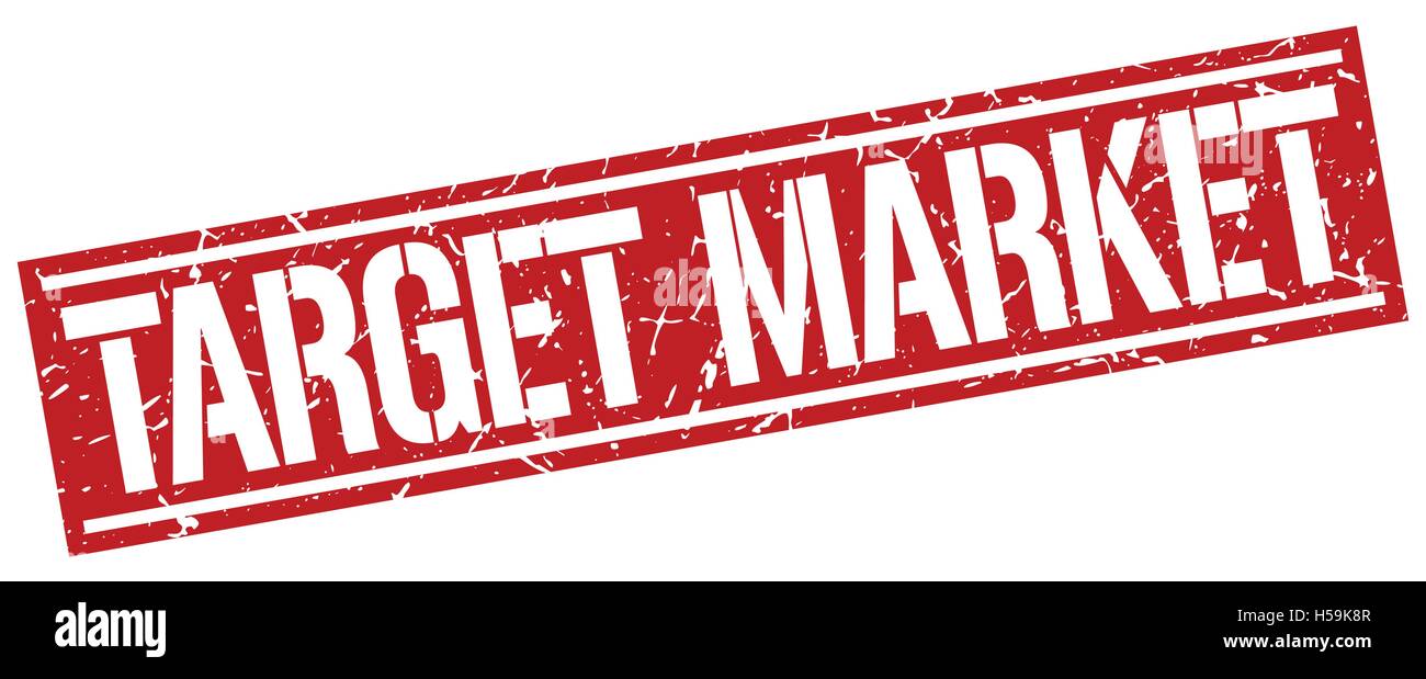 Target market square stamp hi-res stock photography and images - Alamy