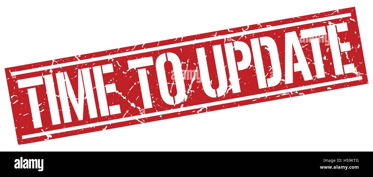 Update stamp square grunge hi-res stock photography and images - Alamy