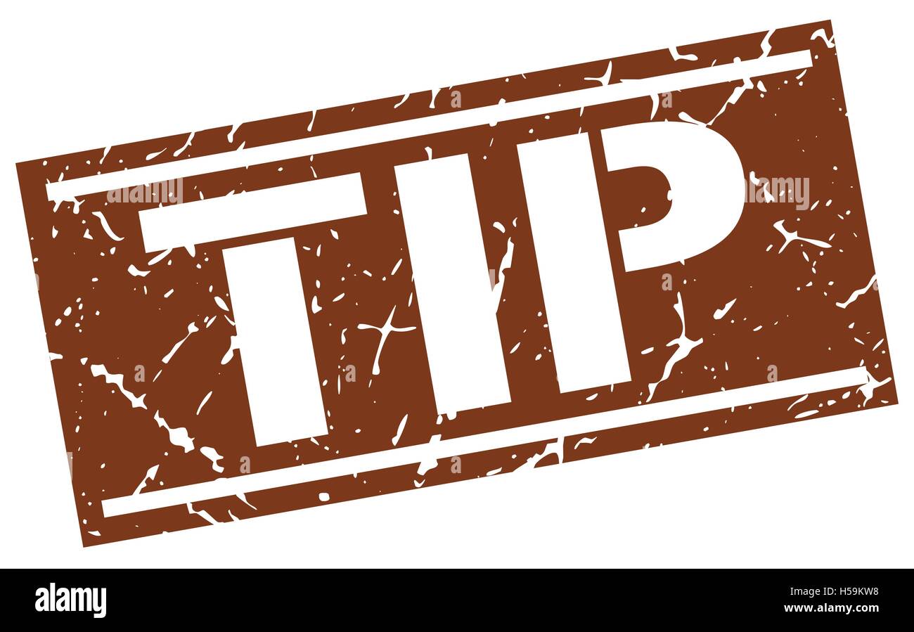 tip square grunge stamp Stock Vector Image & Art - Alamy