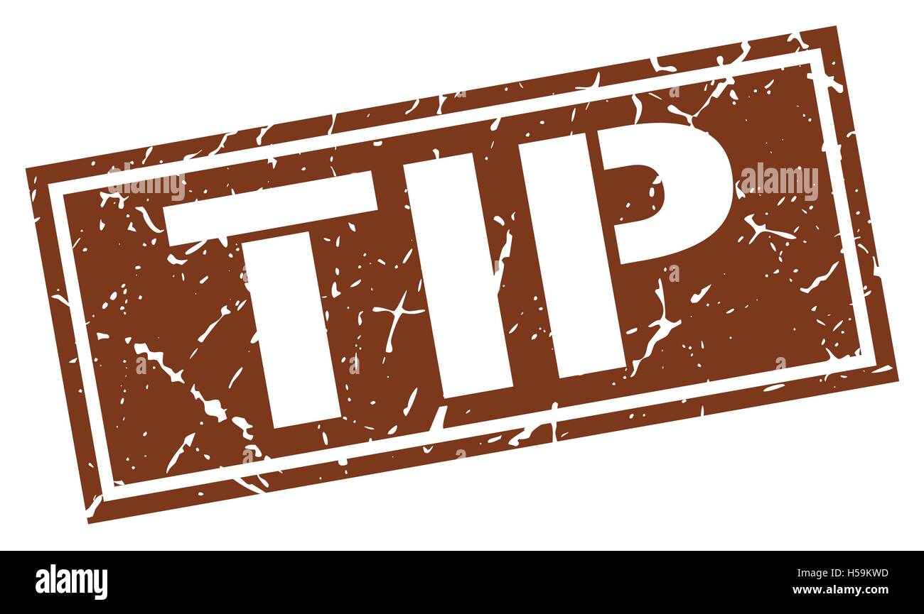 tip square grunge stamp Stock Vector Image & Art - Alamy