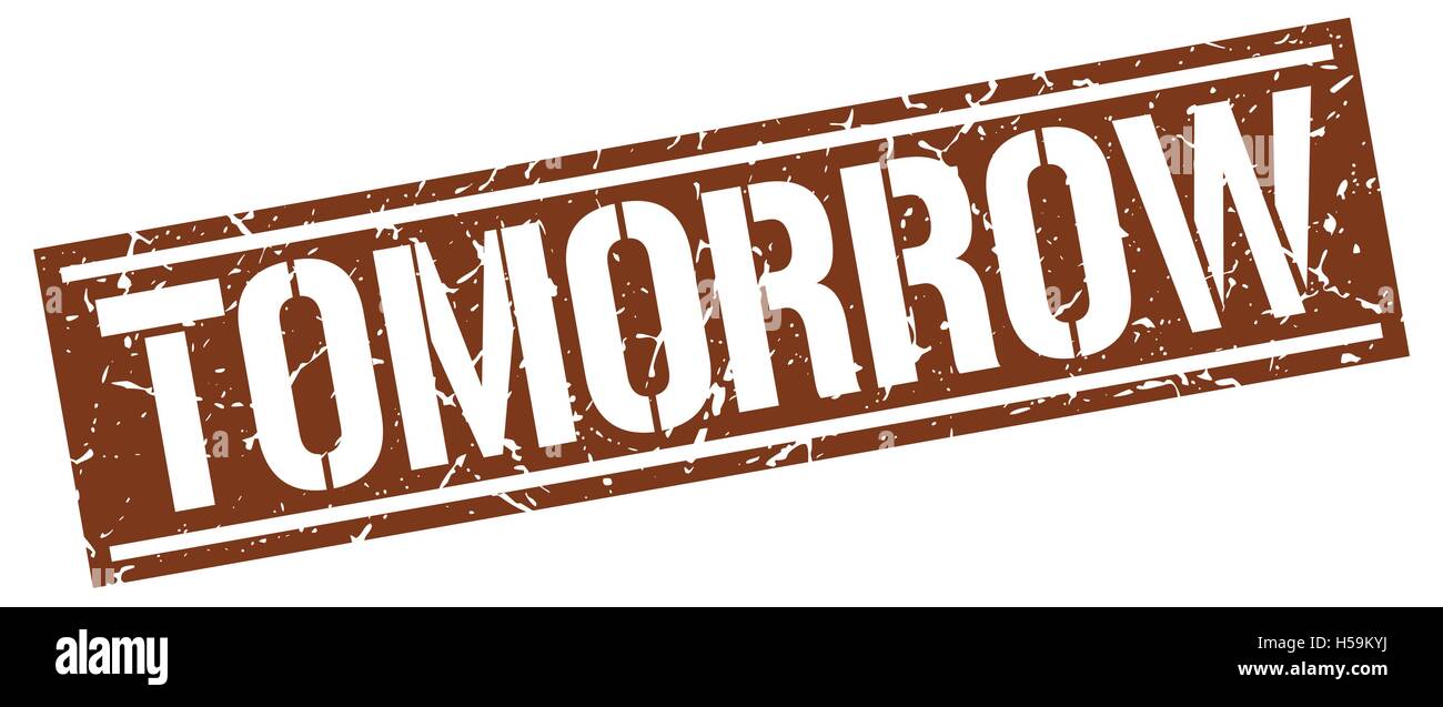 Tomorrow square Stock Vector Images - Alamy