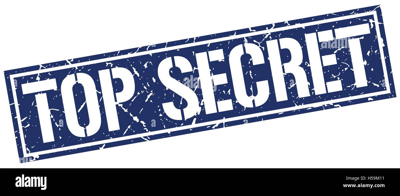 top secret square grunge stamp Stock Vector Image & Art - Alamy