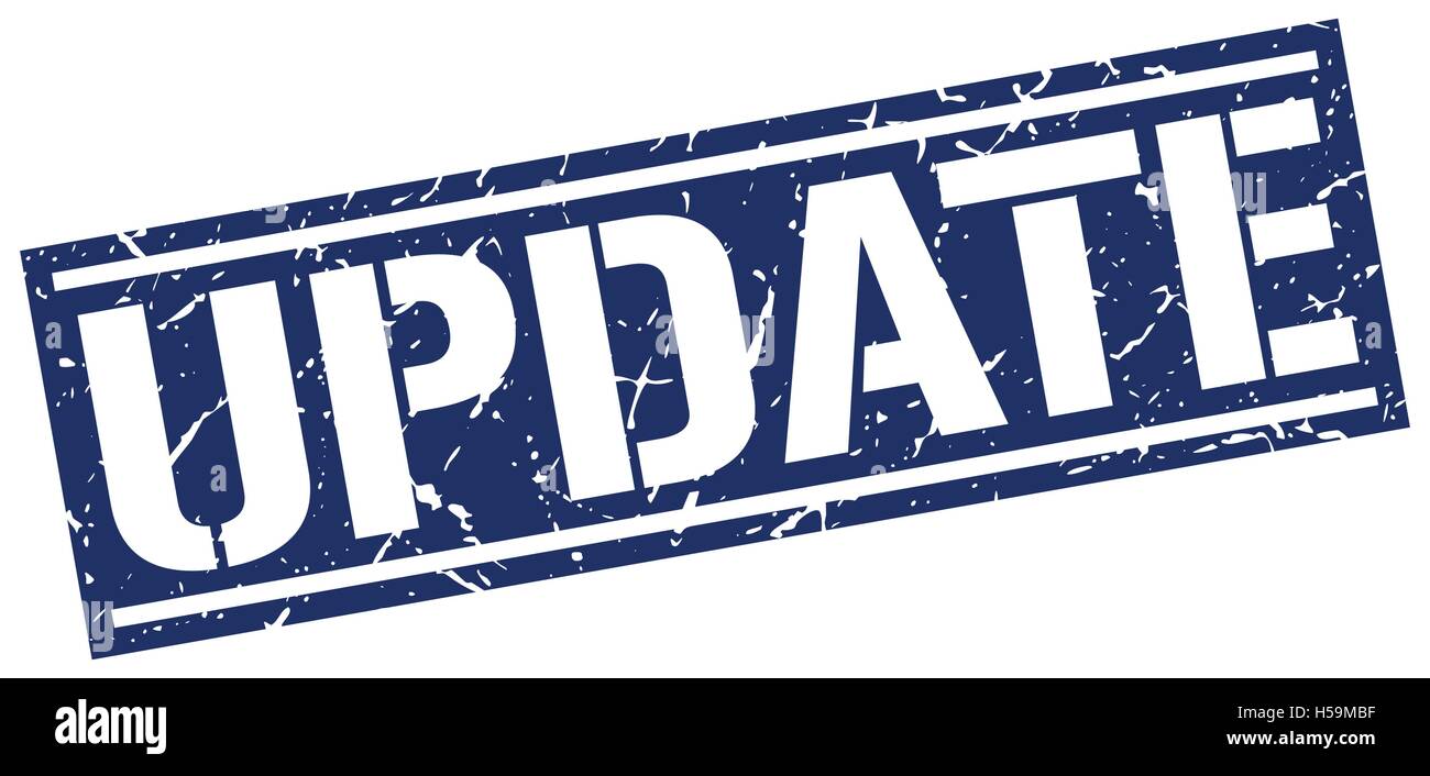 Update stamp square grunge hi-res stock photography and images - Alamy
