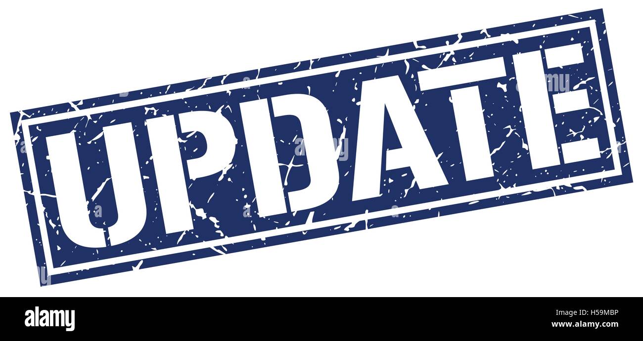 Update stamp square grunge hi-res stock photography and images - Alamy