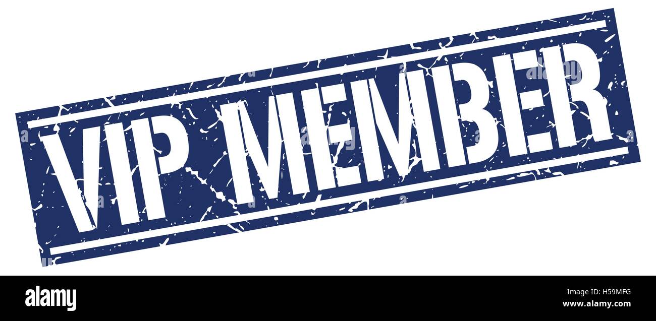 Vip member square stamp Cut Out Stock Images & Pictures - Alamy