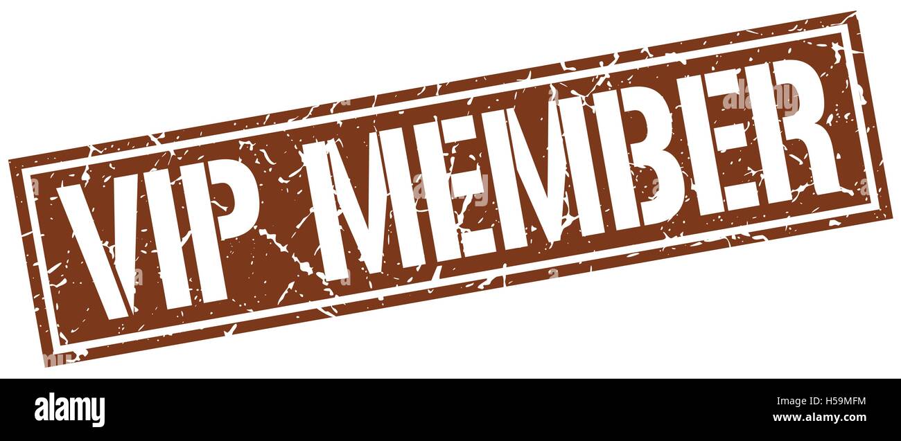 Vip member square stamp hi-res stock photography and images - Alamy