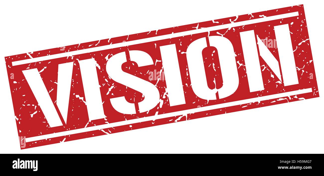 Vision stamp square grunge hi-res stock photography and images - Alamy