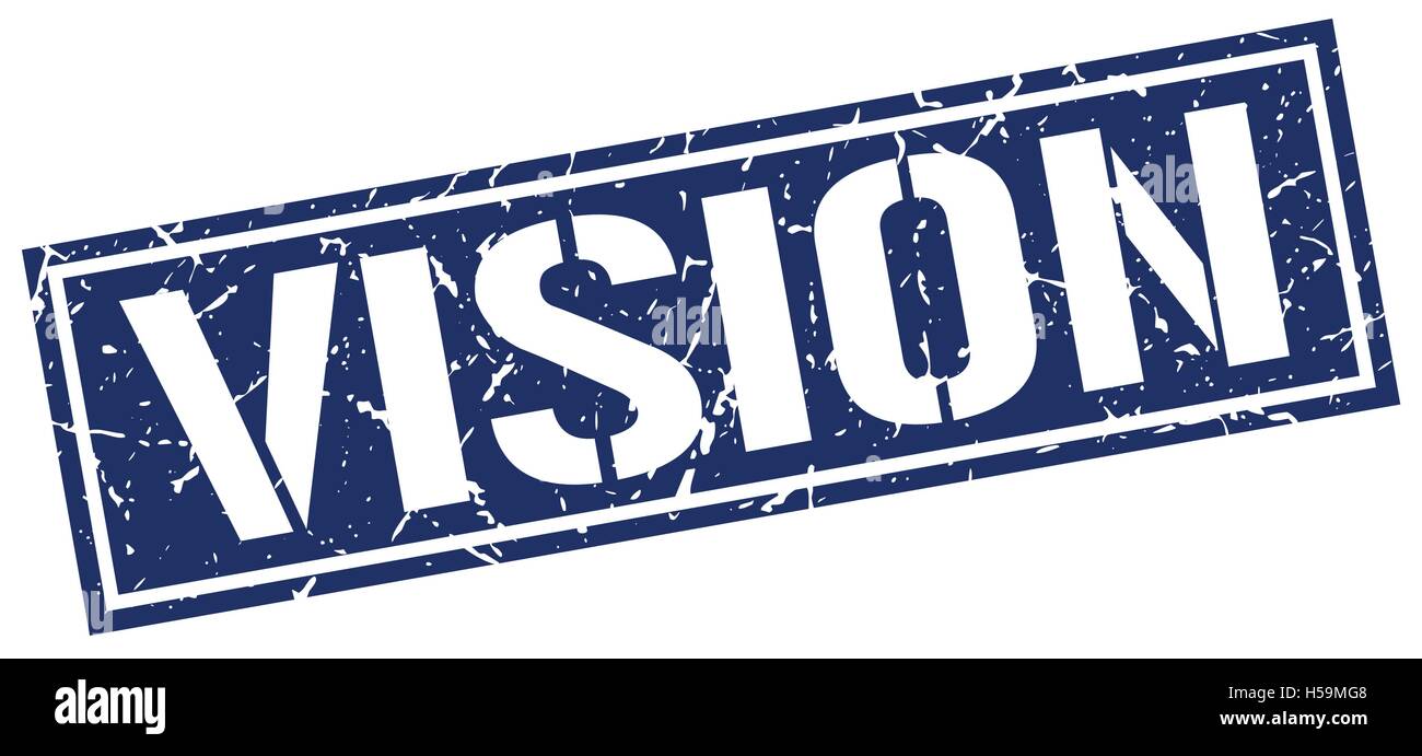 vision stamp. vision square grunge sign. vision Stock Vector Image ...